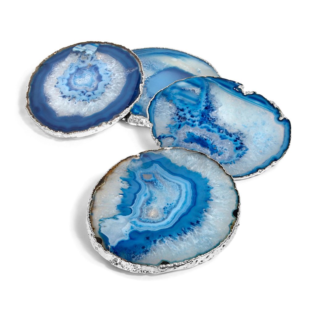 Agate Coasters & Gemstone Coaster Sets - ANNA New York