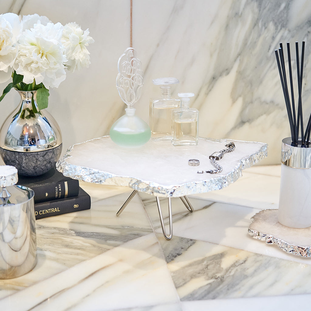 Crystal Cake Plate & Gemstone Serving Sets | ANNA New York