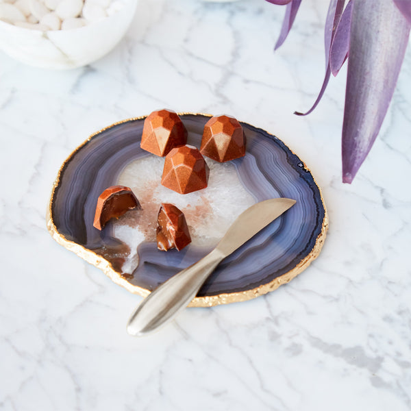 Agate Cheese Plate & Gemstone Serving Sets | ANNA New York