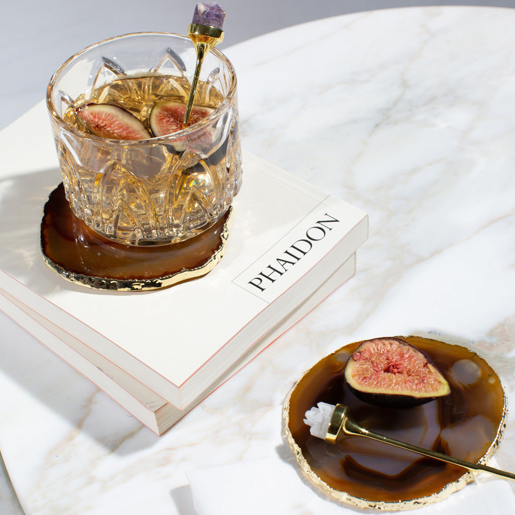 Agate Coasters & Gemstone Coaster Sets - ANNA New York