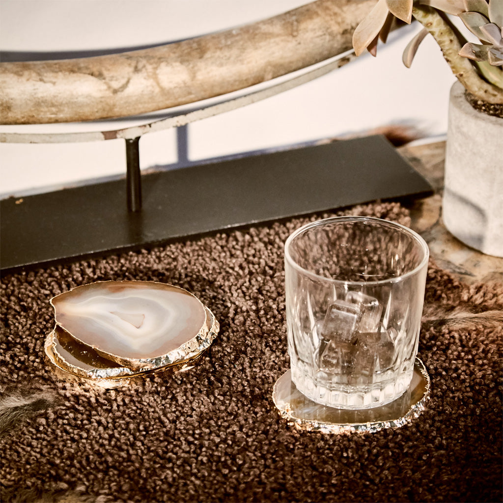 Agate Coasters & Gemstone Coaster Sets - ANNA New York