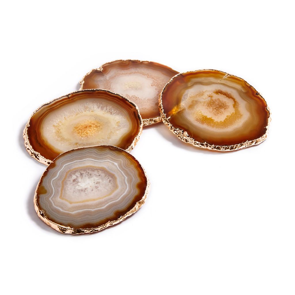 Agate Coasters & Gemstone Coaster Sets - ANNA New York