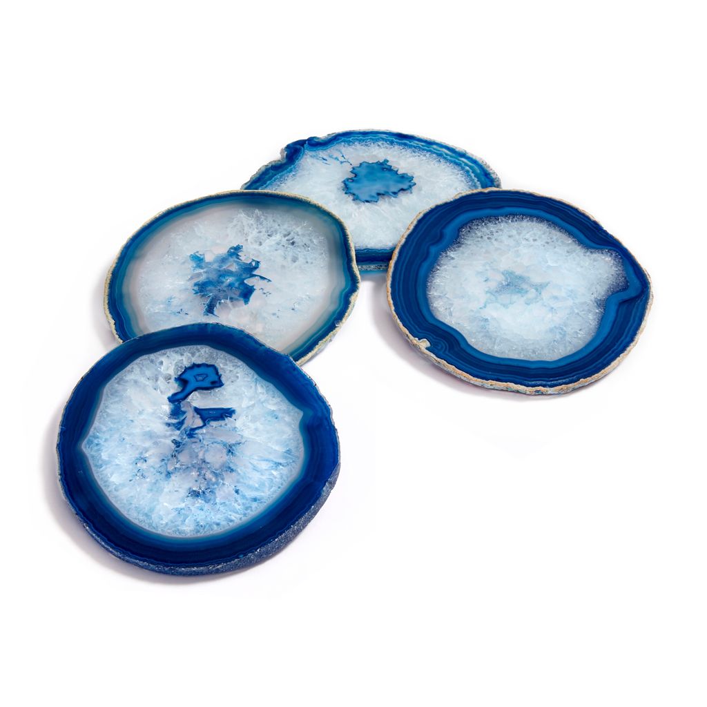 Agate Coasters & Gemstone Coaster Sets - ANNA New York