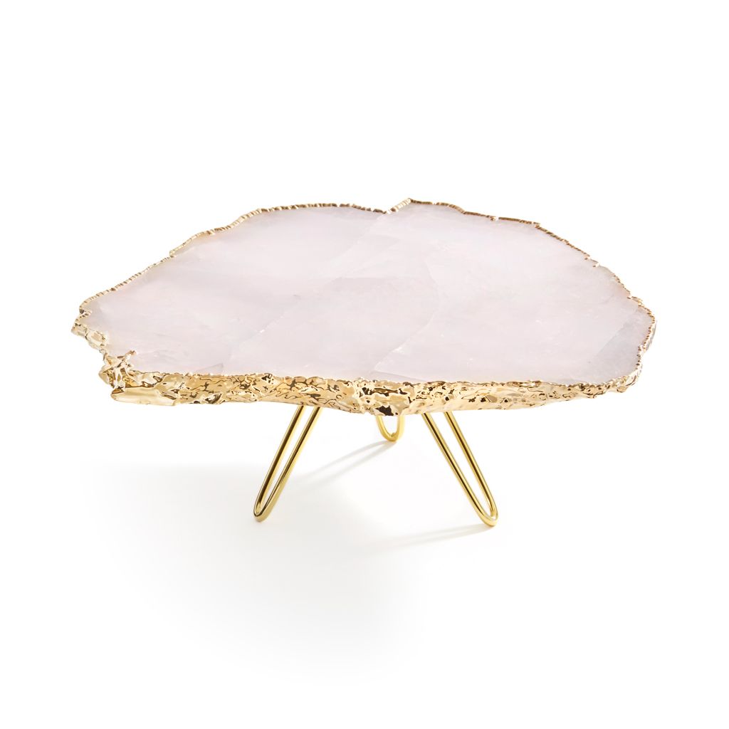 Crystal Cake Plate & Gemstone Serving Sets | ANNA New York